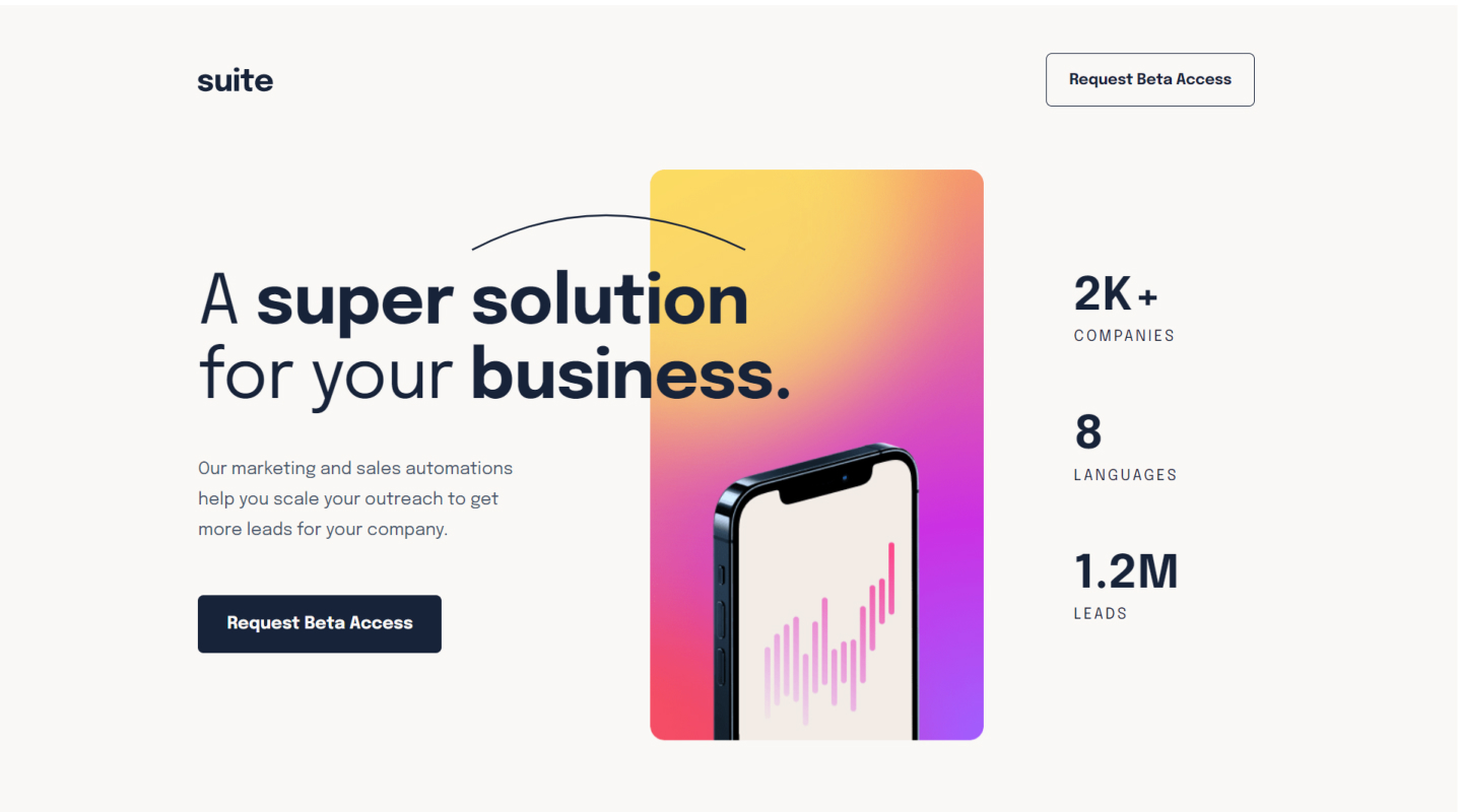 Frontend Mentor | Suite Landing Page Frontend Mentor | Suite Landing Page